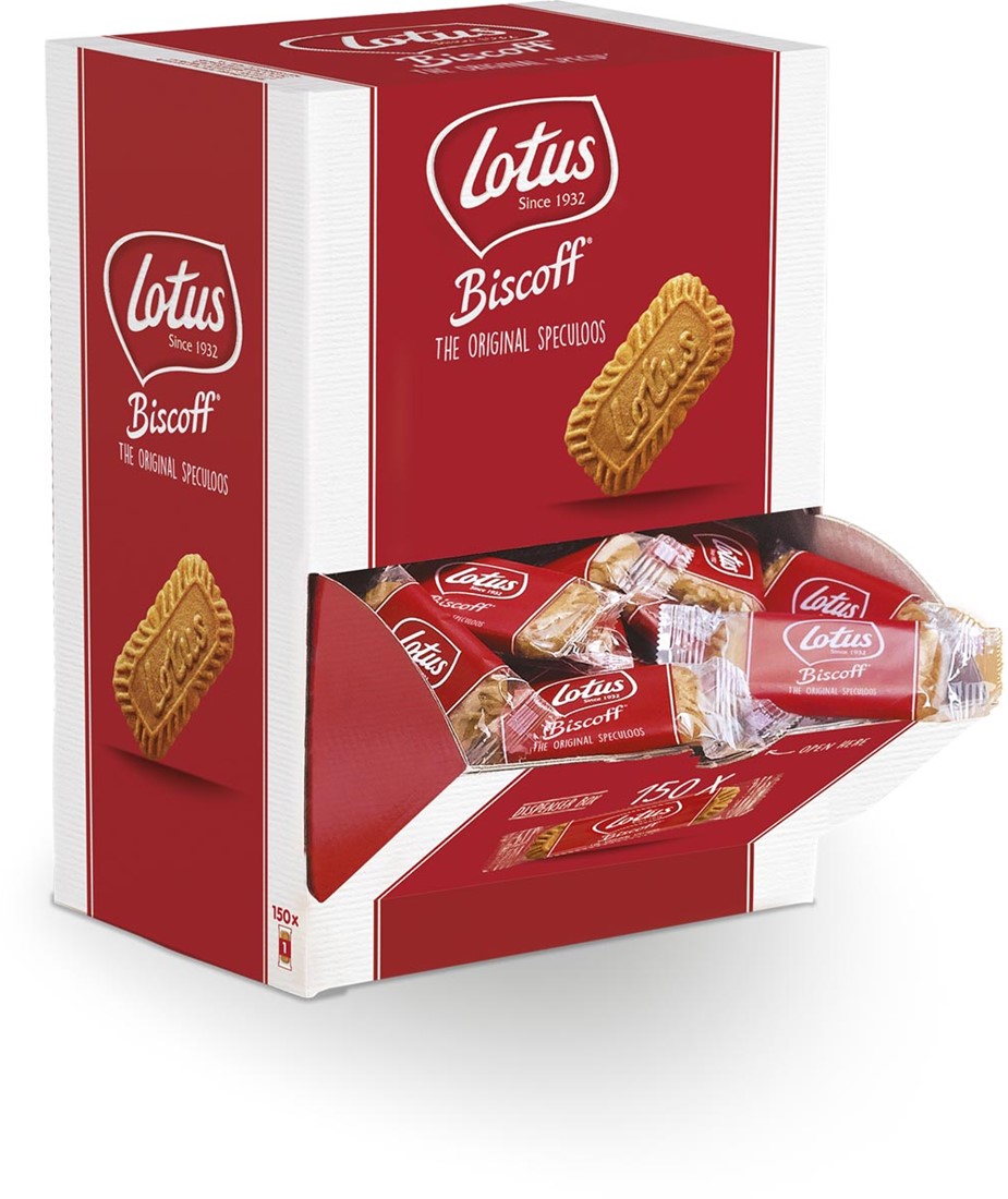 Lotus koeken, dispenserdoos van 150 individueel verpakte stuks bij ...