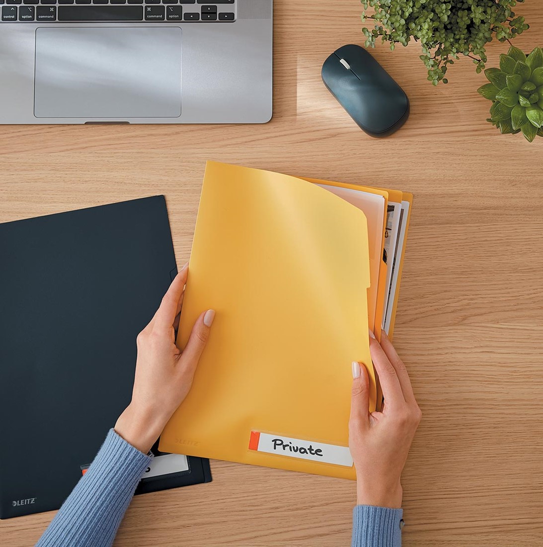 Leitz Cosy L-map met tabbladen, 3 compartimenten, ft A4, PP van 200 ...