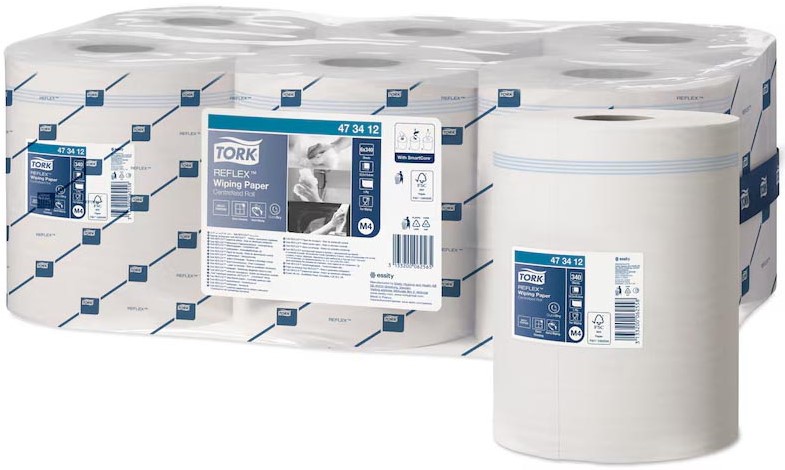 Tork Reflex papier de nettoyage Centerfeed, 1 pli, système M4, paquet ...