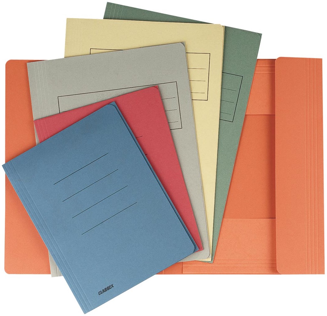 Class'ex dossiermap, ft 23,7 x 34,7 cm (voor ft folio), geassorteerde ...