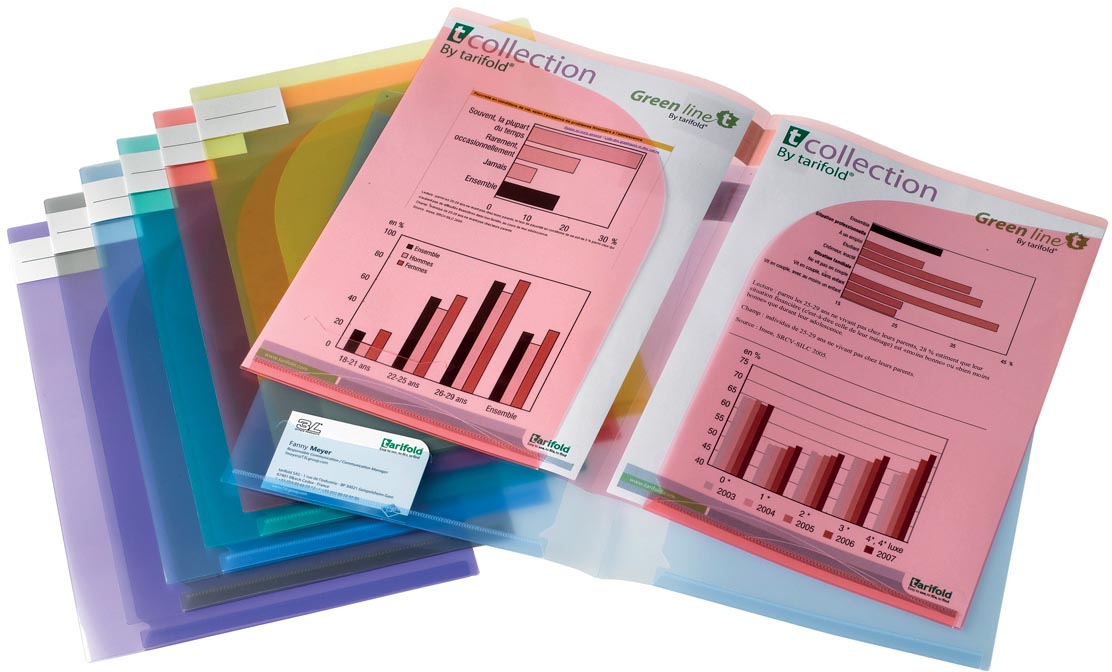 Tarifold presentatiemap A4/A3 bij VindiQ Office