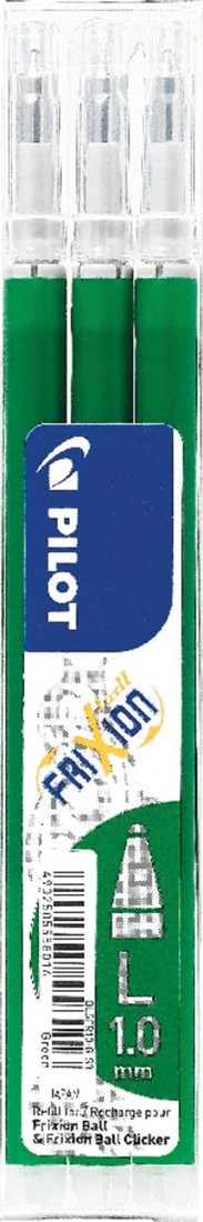 Pilot recharge pour FriXion Ball/Clicker, vert, étui de 3 pièces bij ...