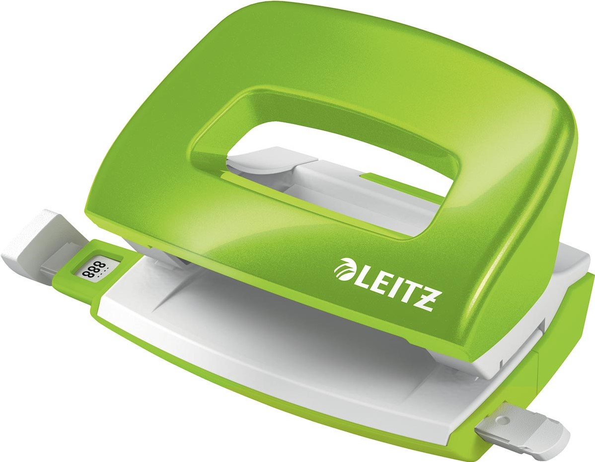 Leitz NeXXt WOW Mini perforator, 10 blad, groen bij VindiQ Office