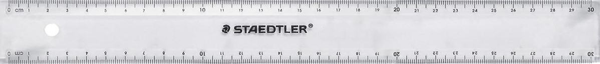 Staedtler meetlat transparant 30 cm bij VindiQ Office