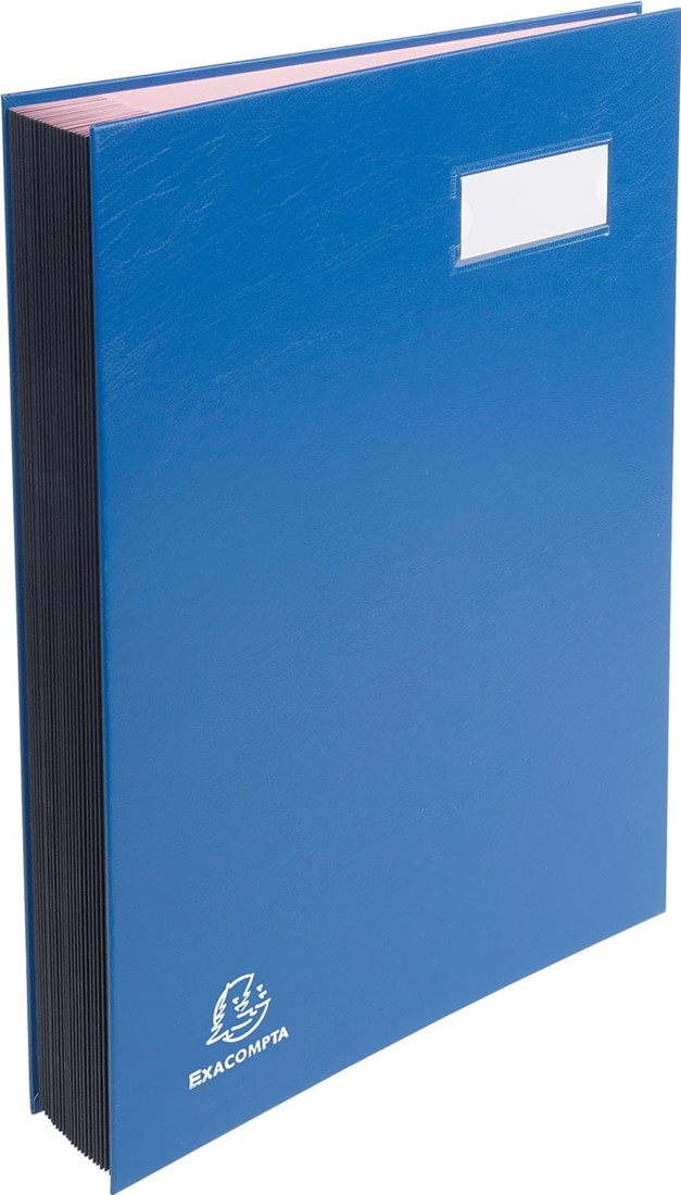 Exacompta signataire pour ft 24 x 35 cm, en carton couverte avec pvc ...