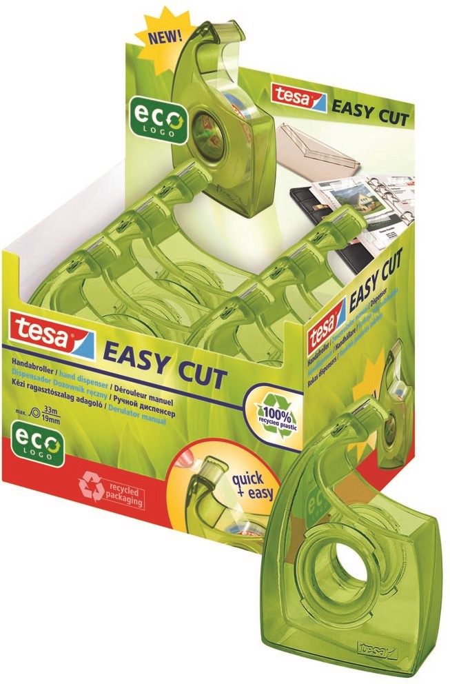 Tesa Easy Cut handdispenser ecoLogo bij VindiQ Office