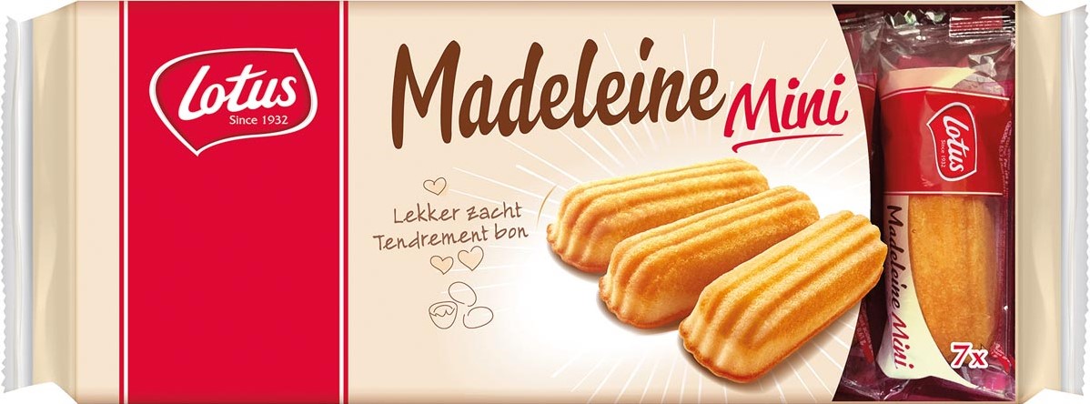 Lotus Madeleine Mini, 17 g, pak van 7 stuks bij VindiQ Office