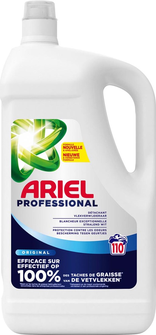 Ariel Professional Regular lessive liquide, bouteille de 4,95 liter ...