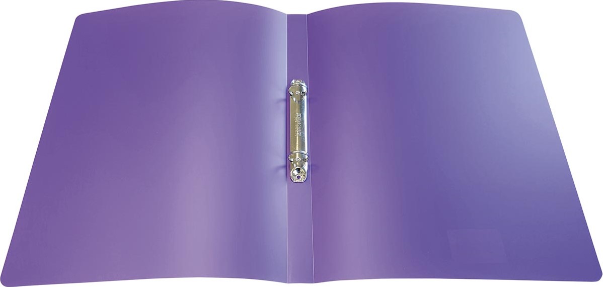 Alpha ringmap, voor ft A4, uit PP, 2 ringen van 16 mm, paars bij VindiQ ...