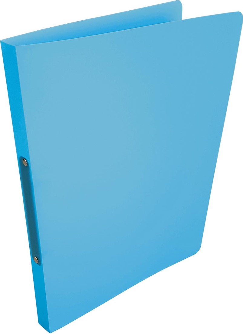 Alpha ringmap, voor ft A4, uit PP, 2 ringen van 16 mm, turkoois bij ...