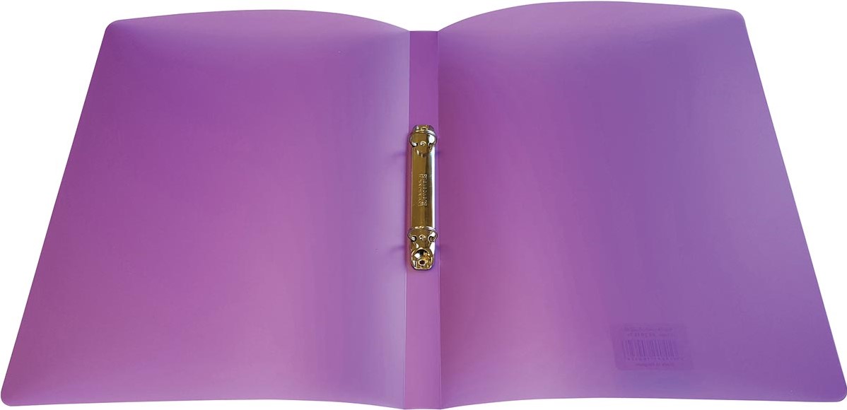 Alpha ringmap, voor ft A4, uit PP, 2 ringen van 16 mm, transparant ...