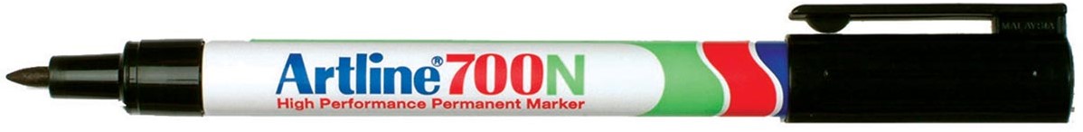 Permanent marker Artline 700N zwart bij VindiQ Office