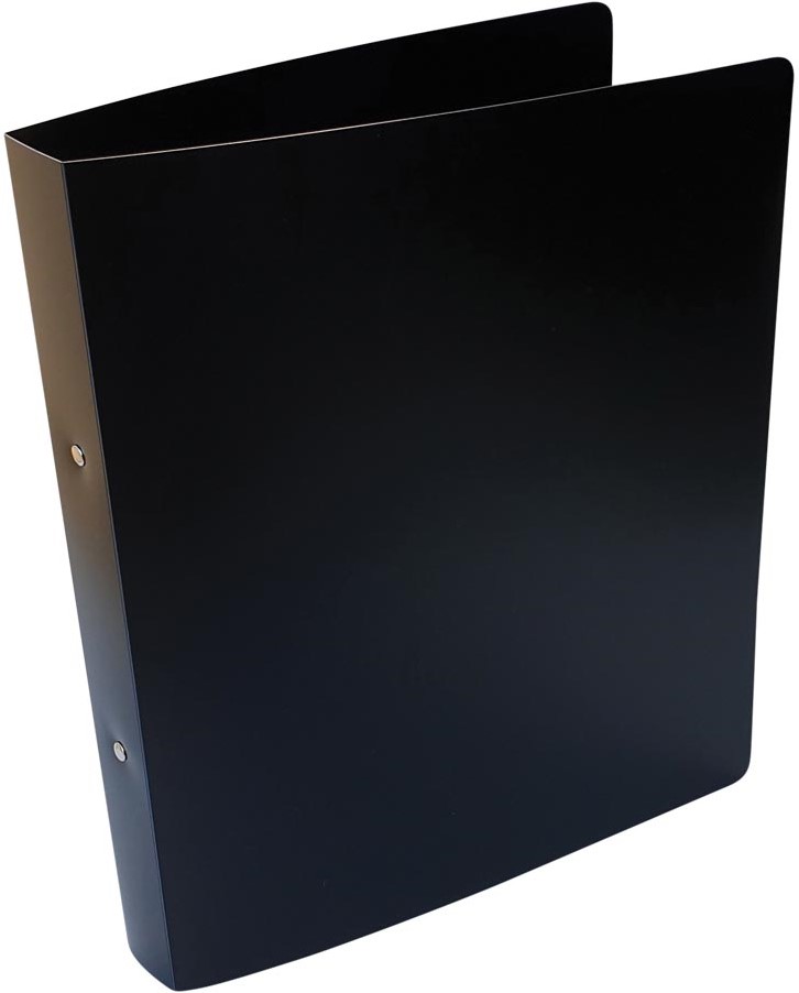 Alpha ringmap, voor ft A4, uit PP, 2 ringen van 25 mm, zwart bij VindiQ ...