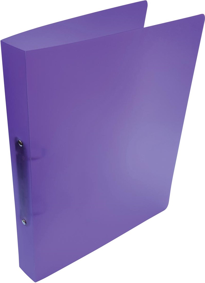 Alpha ringmap, voor ft A4, uit PP, 2 ringen van 25 mm, transparant ...