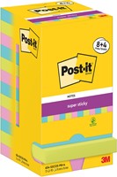 Post-It Super Sticky Notes Cosmic, 90 feuilles, ft 76 x 76 mm, 8 + 4 ...