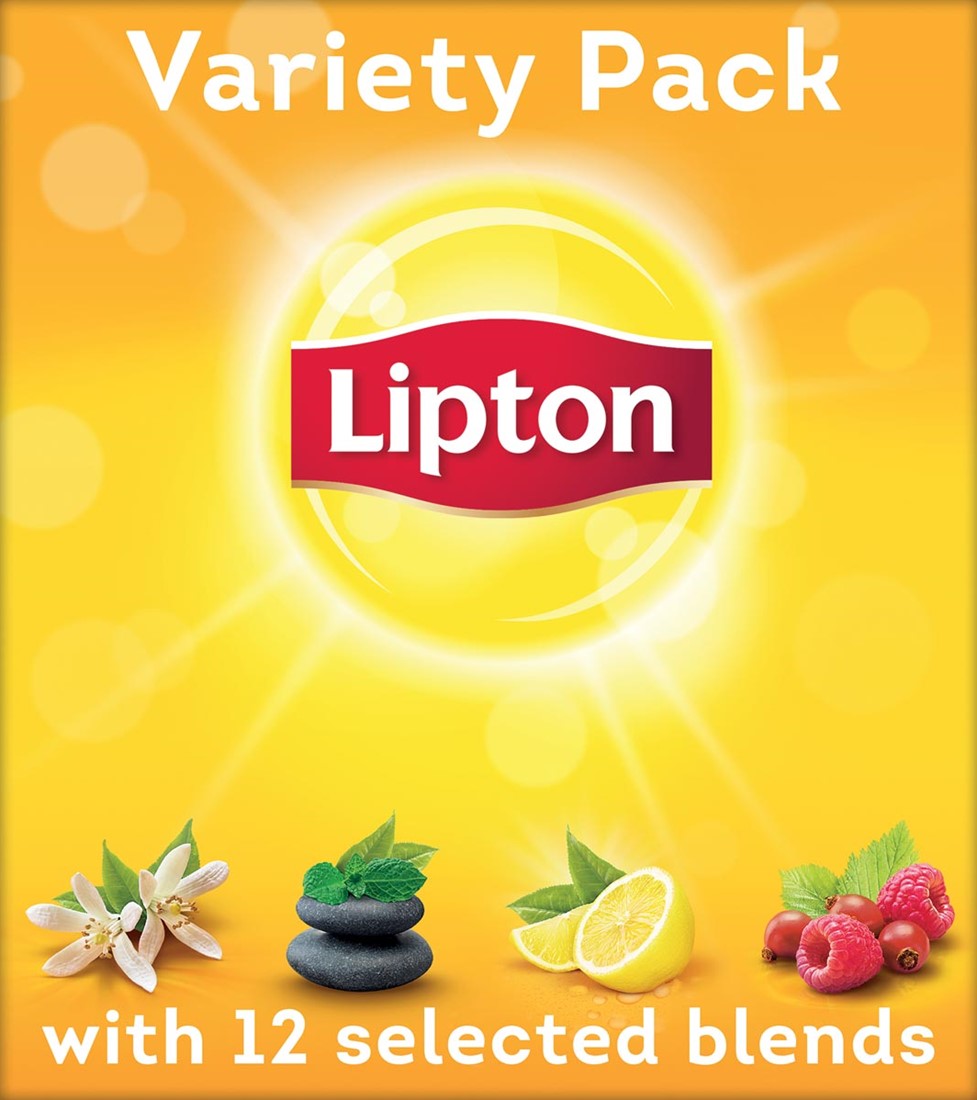 Lipton Variety Pack, 12 gouts, display de 180 sachets bij VindiQ Office