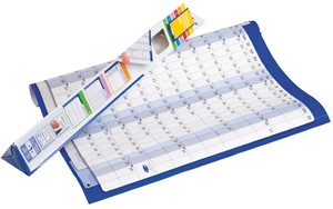 Legamaster planning annuel 2026, laminé, enroulé, ft 60 x 90 cm bij ...