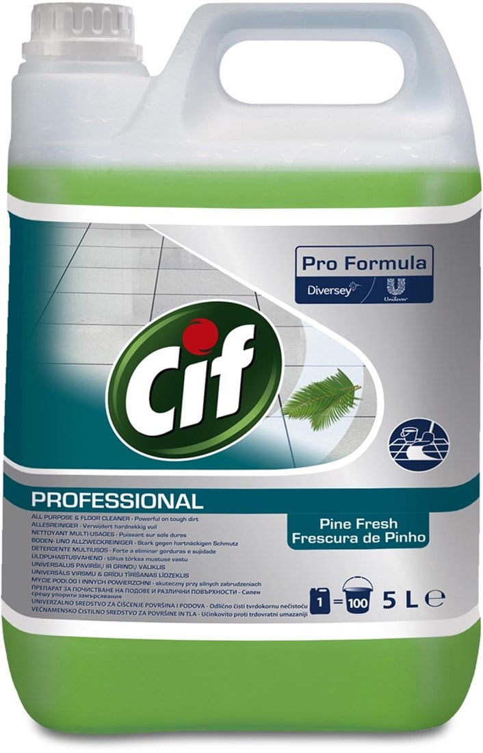 Cif nettoyant multi-usages parfum pin, bouteille de 5 litres bij VindiQ ...