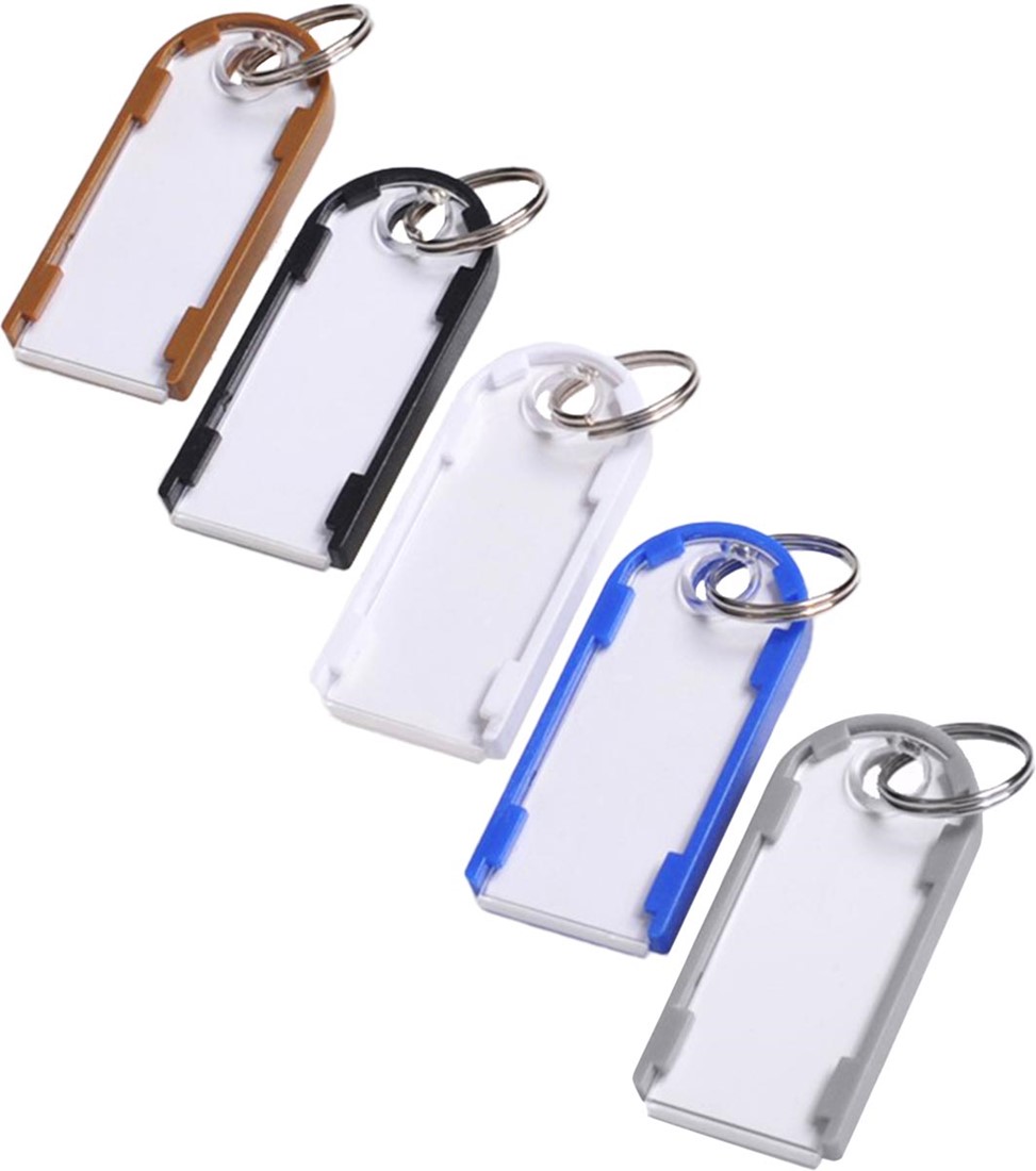 Pavo Magnettag sleutelhanger, pak van 10 stuks, assorti bij VindiQ Office