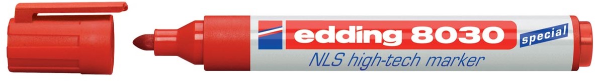 Edding NLS High-Tech marker e-8030 rood bij VindiQ Office