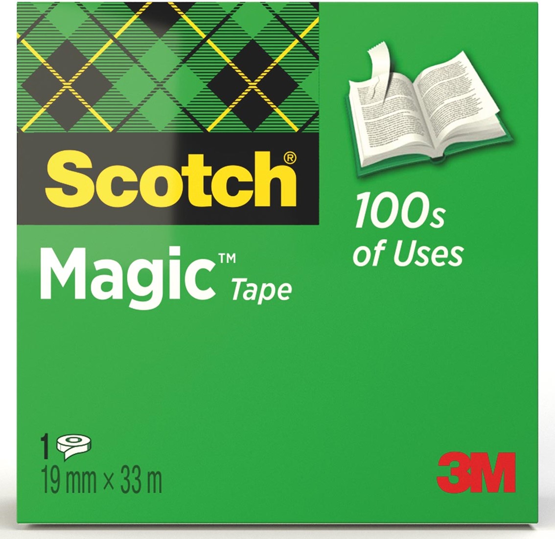 Scotch plakband Magic Tape ft 19 mm x 33 m bij VindiQ Office