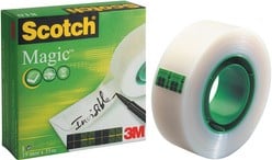 Scotch plakband Magic Tape ft 19 mm x 33 m bij VindiQ Office