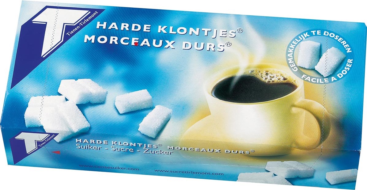 Tirlemont morceaux de sucre, boîte de 1 kg bij VindiQ Office