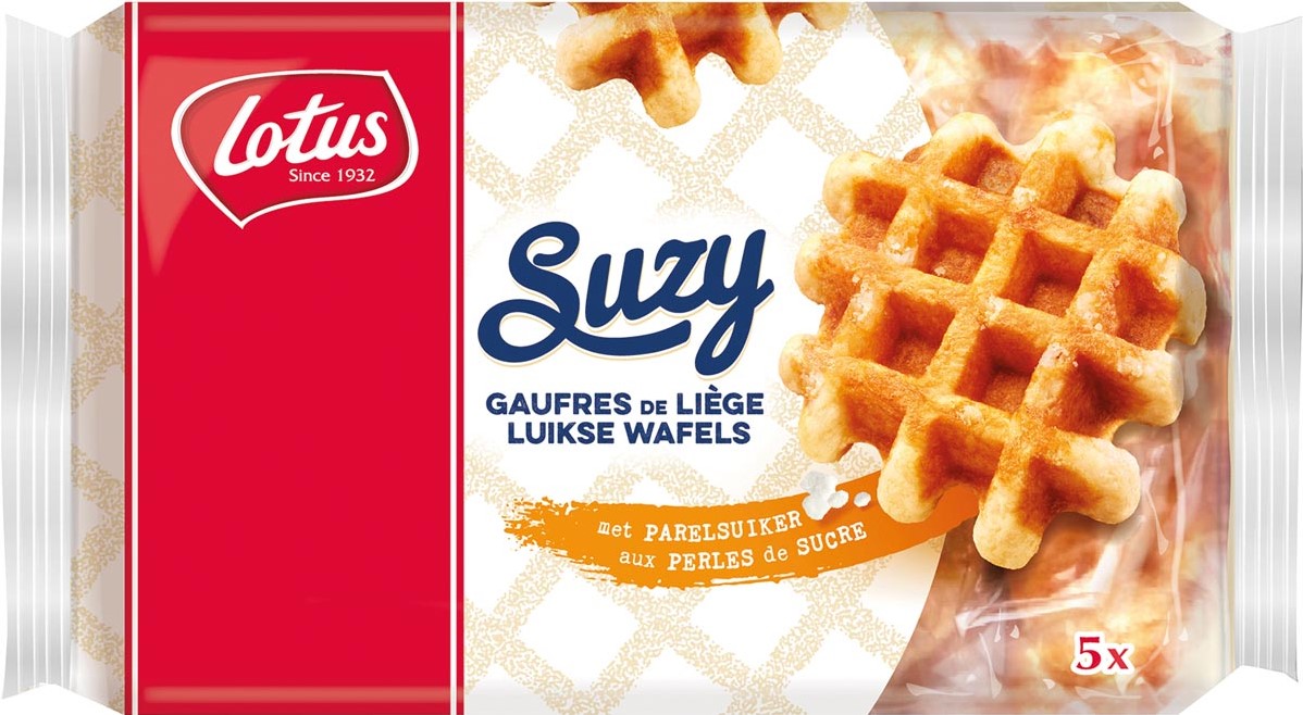 Lotus Suzy luikse wafel, 50 g, pak van 5 stuks bij VindiQ Office