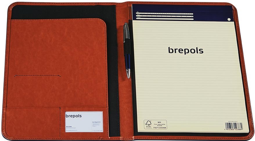 Brepols conférencier Palermo pour ft A4, camel bij VindiQ Office