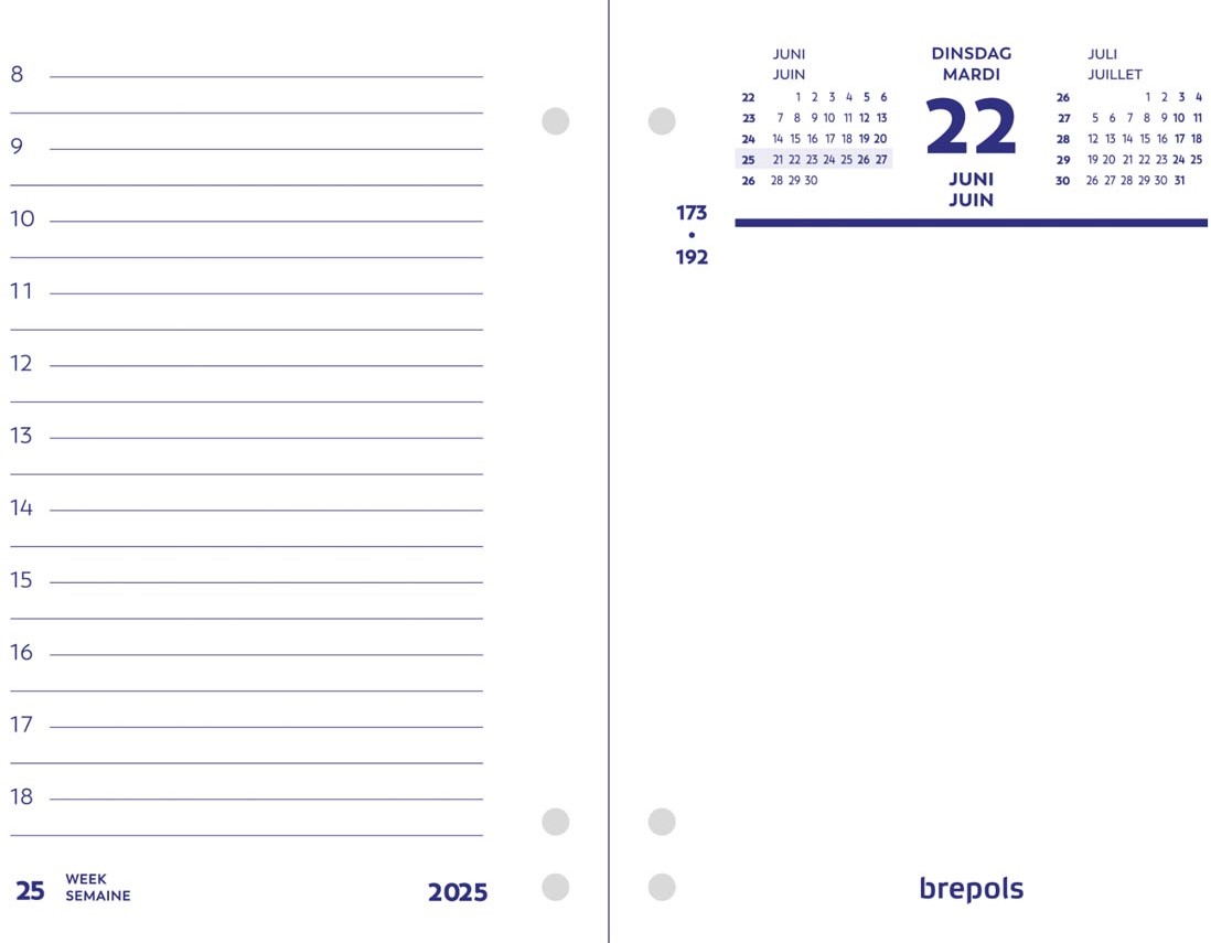 Brepols dagomlegger, 2026 bij VindiQ Office