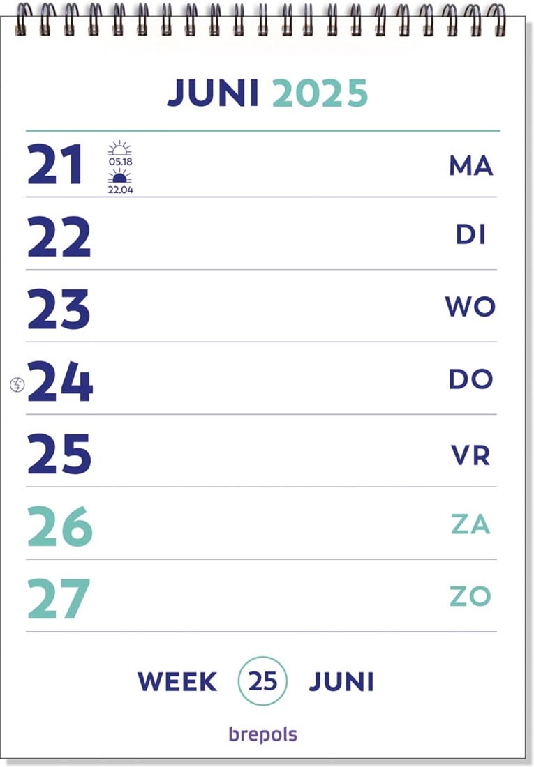 Brepols calendrier Optivision néerlandais, 2026 bij VindiQ Office
