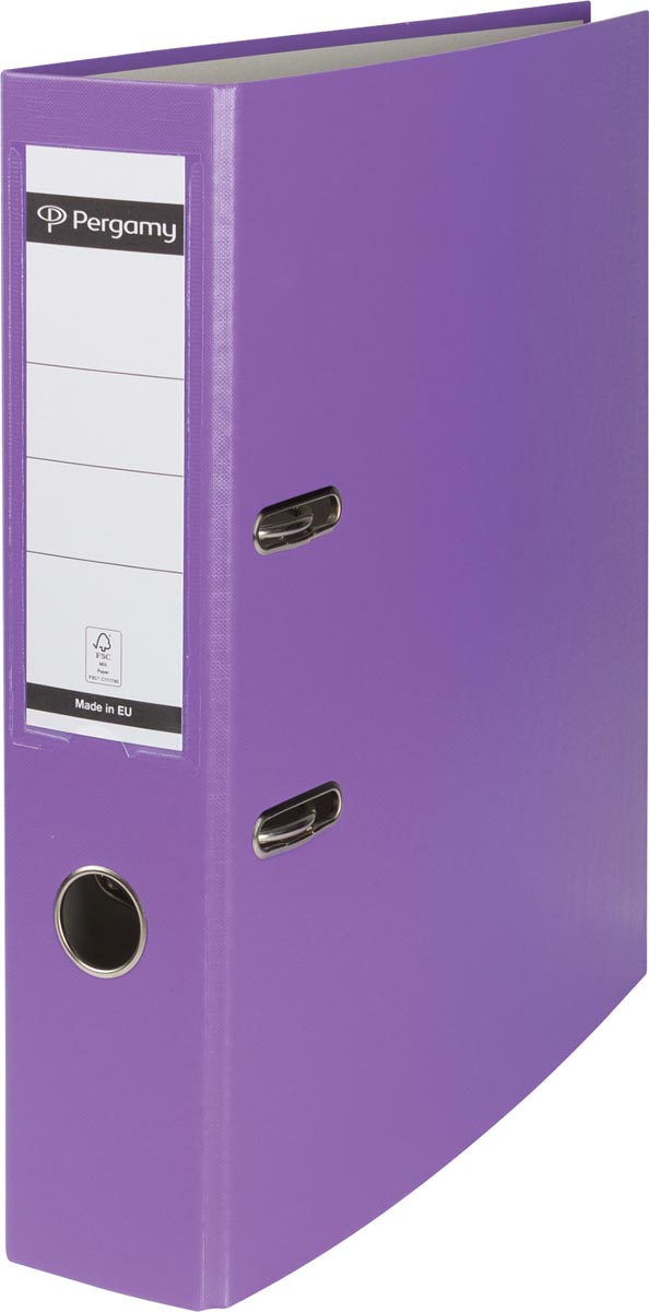 Pergamy ordner, voor ft A4, uit PP en papier, zonder beschermrand, rug ...
