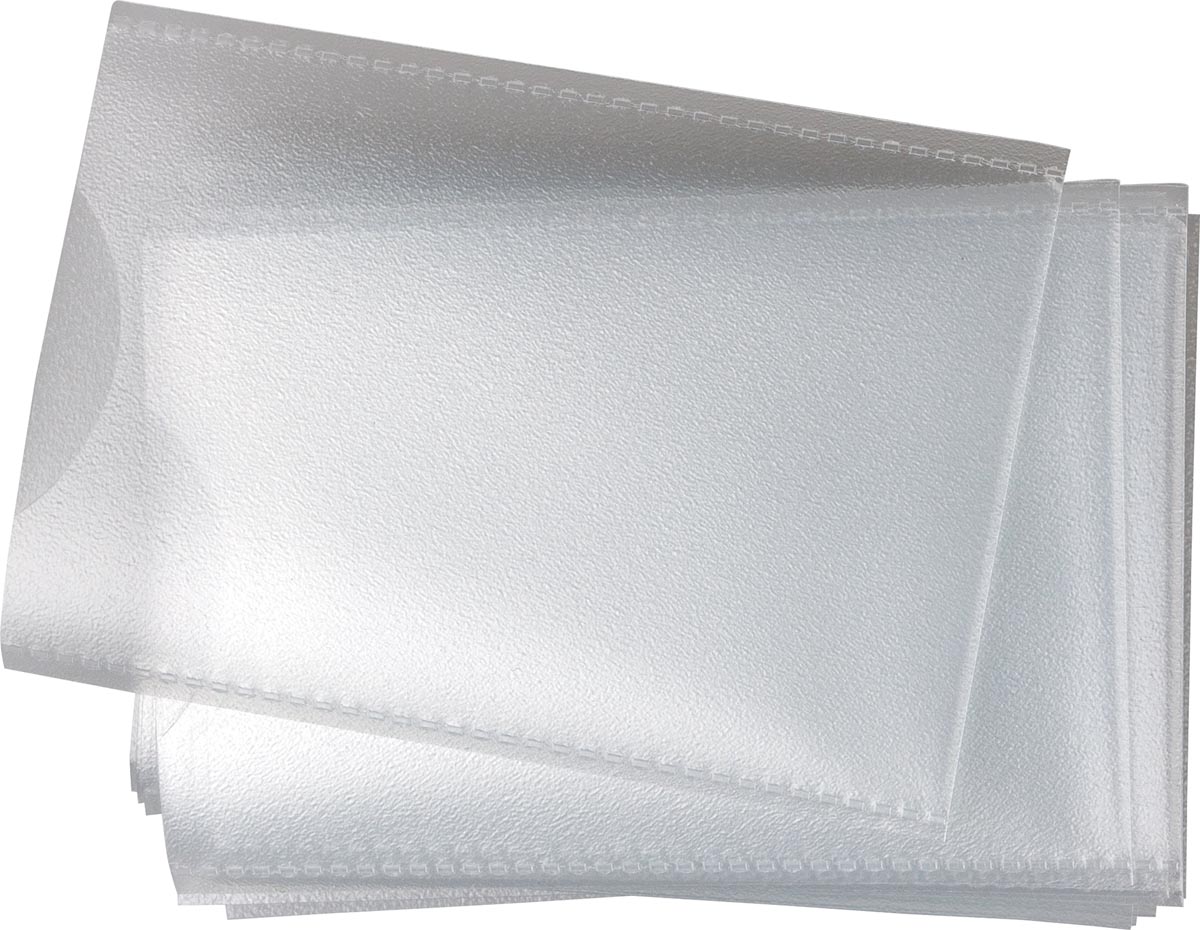 Pergamy U-mapje ft kredietkaart, gekorrelde PP, pak van 100 stuks bij ...