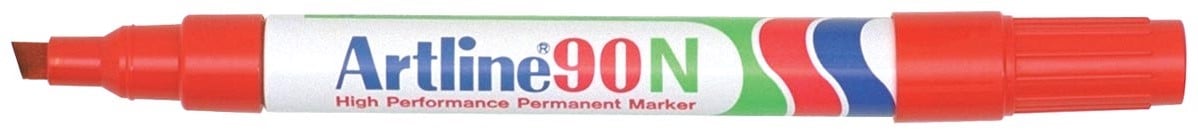 Artline Marqueur permanent 90N rouge bij VindiQ Office