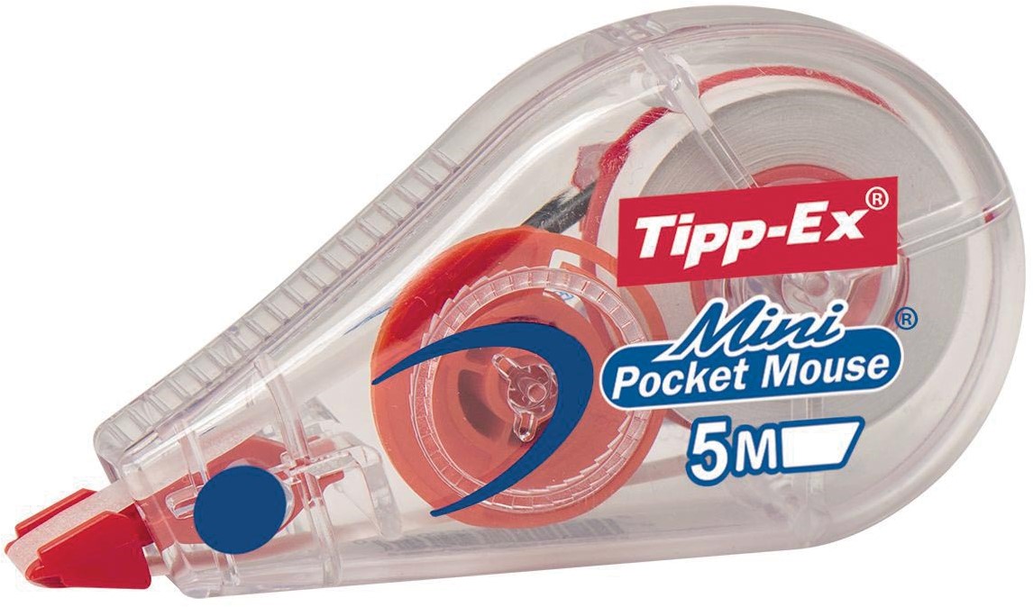 Tipp-Ex correctieroller Mini Pocket Mouse Fashion, blister 2 + 1 gratis ...