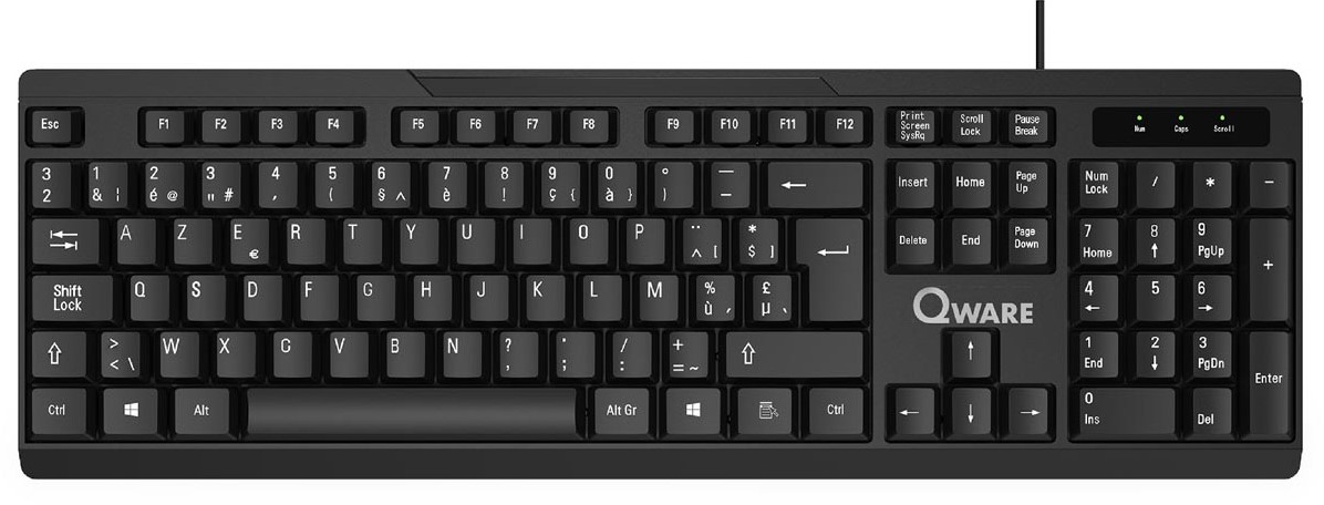 Qware toetsenbord Liverpool, qwerty bij VindiQ Office