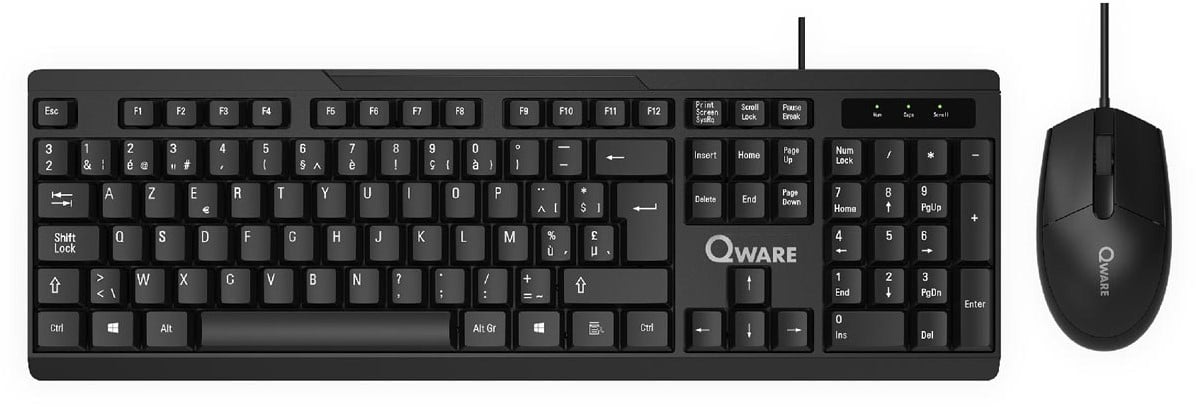 Qware clavier Hamilton, azerty bij VindiQ Office
