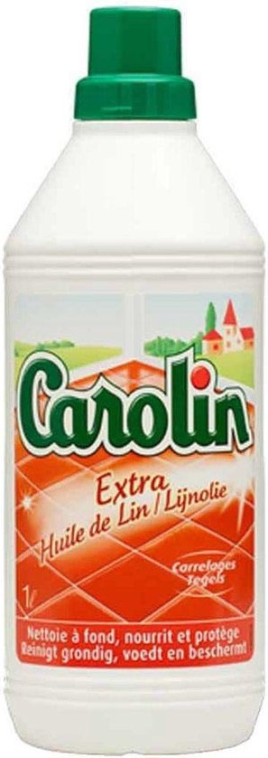 Carolin vloerreiniger extra lijnolie, fles van 1 l bij VindiQ Office
