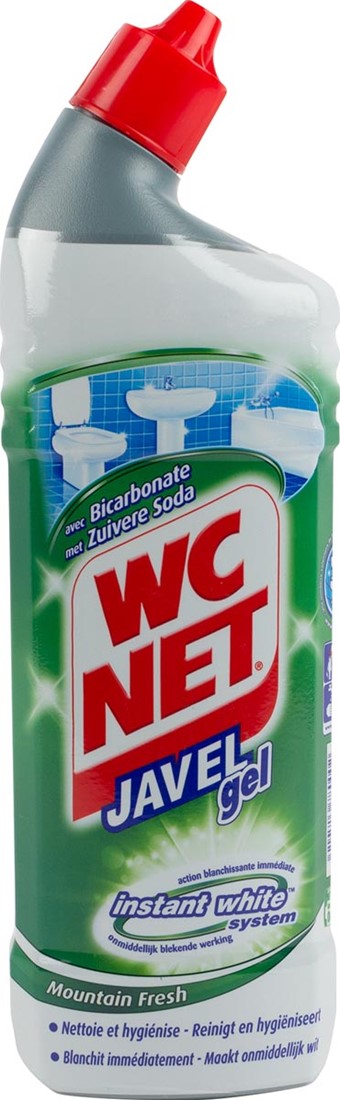 WC NET nettoyant de toilettes Extra White Mountain Fresh, flacon de 750 ...