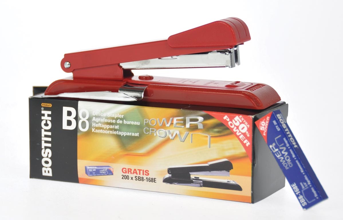 Bostitch nietmachine B8R rood bij VindiQ Office