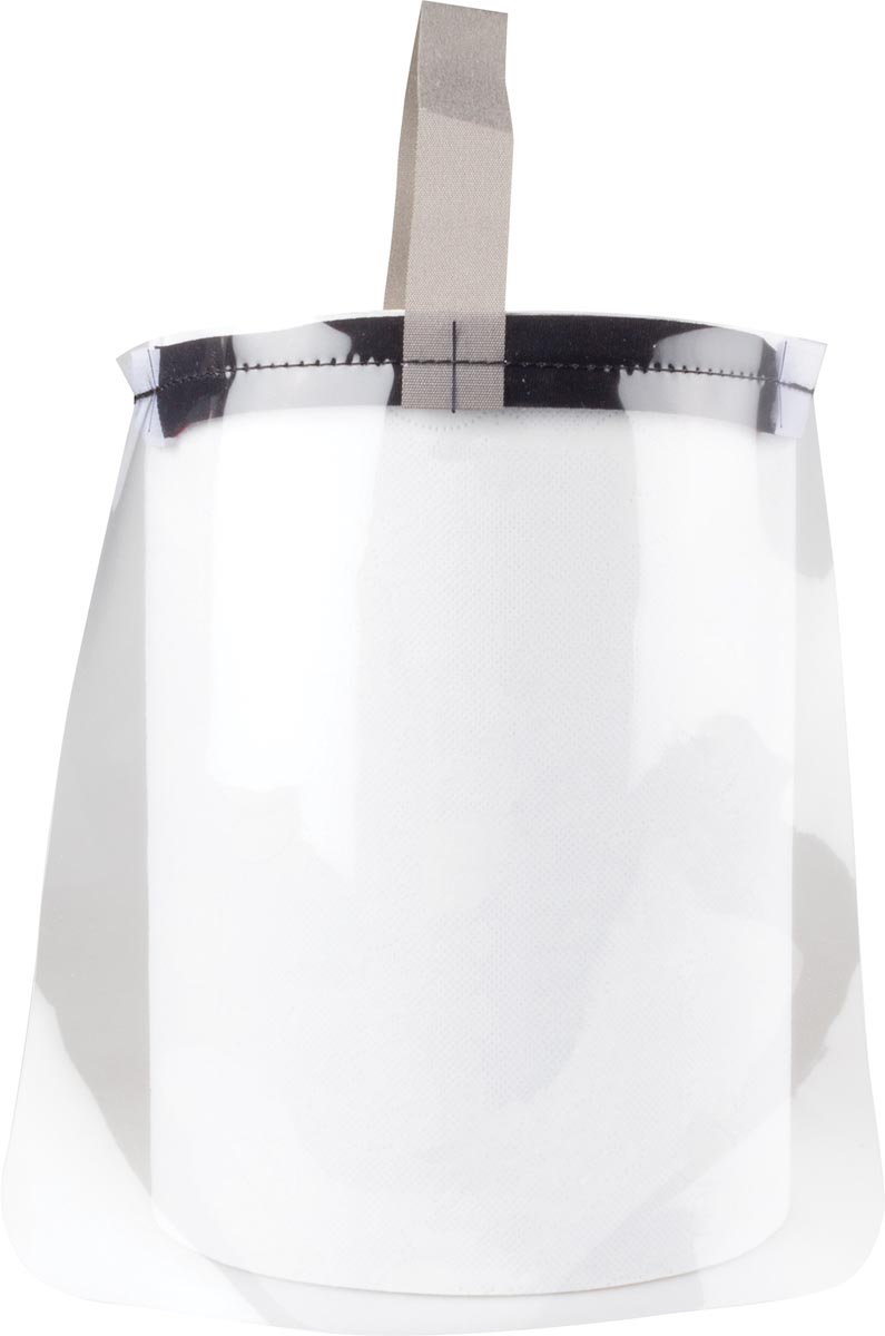 Bouclier facial de protection, transparent,ft 25 x 25 cm bij VindiQ Office