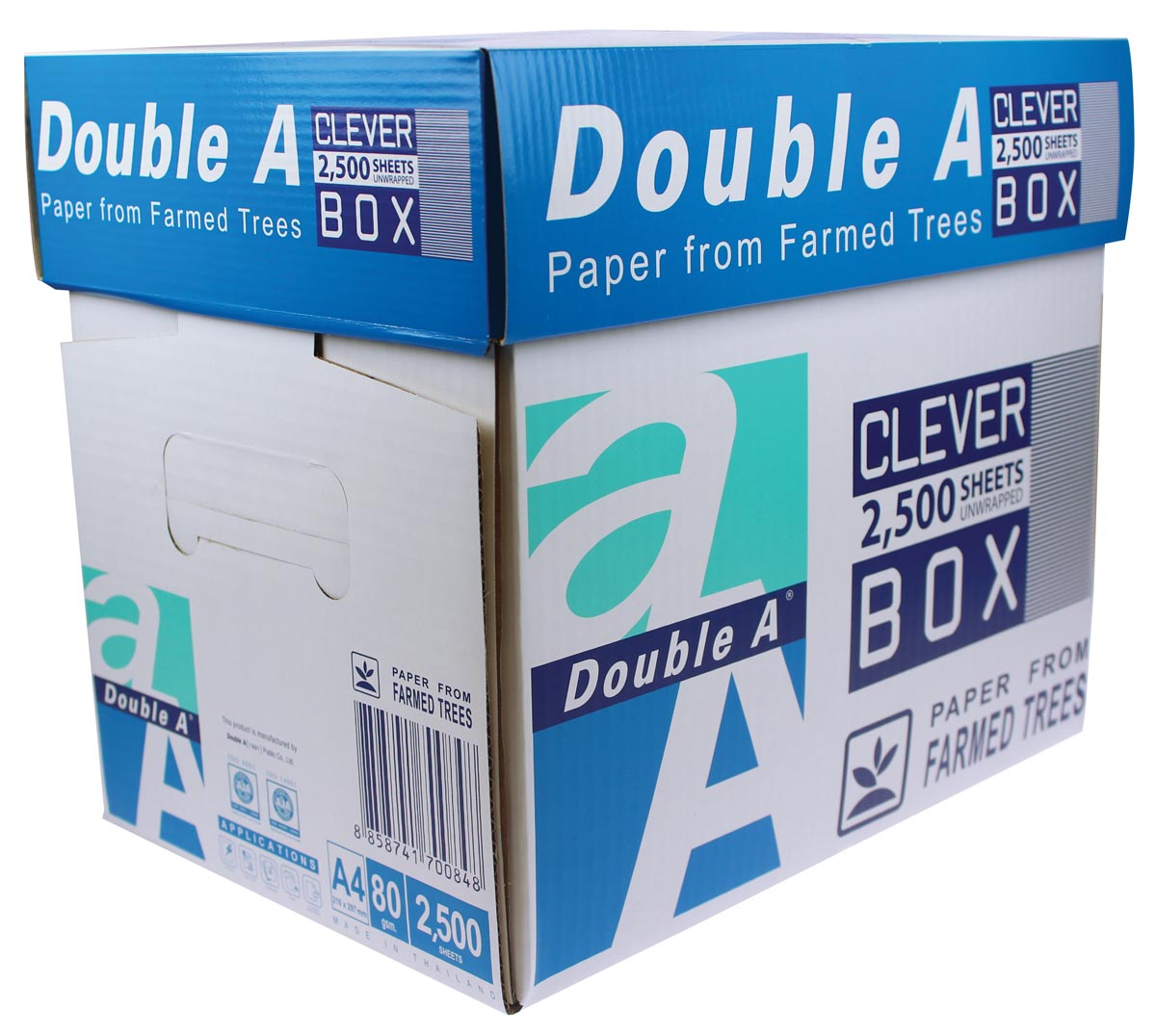 Double A Premium papier d'impression ft A4, 80 g, boîte de 2500 ...
