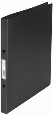 Q-CONNECT ringmap, PP, 2 ringen, 16 mm, zwart bij VindiQ Office
