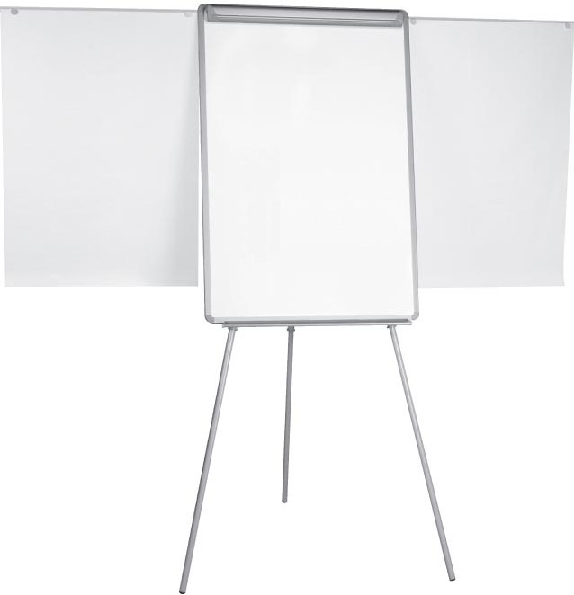 Q-CONNECT tableau de conférence, magnétique, avec 2 supports de papier ...