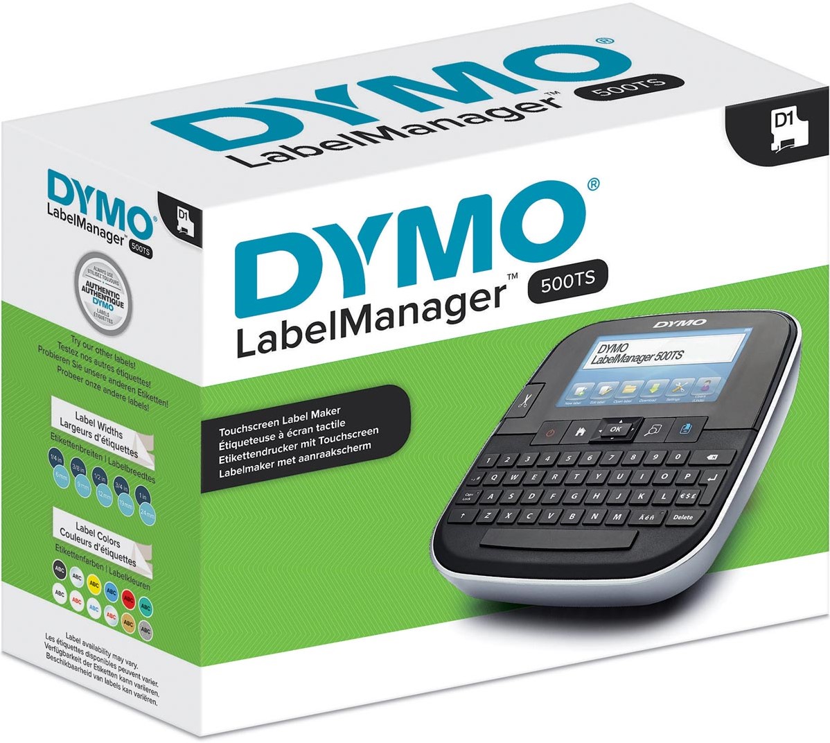 Dymo système de lettrage LabelManager 500TS, qwerty bij VindiQ Office