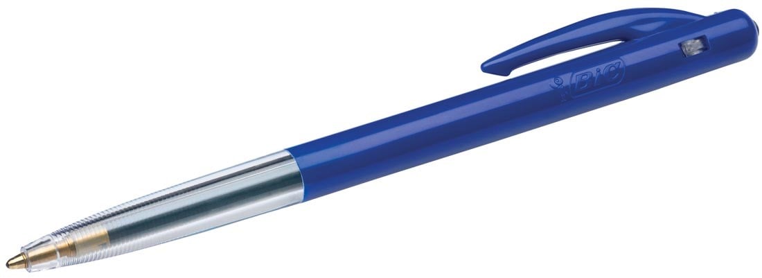 Bic balpen M10 Clic, 0,4 mm, medium punt, blauw bij VindiQ Office