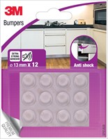 3M Bumpers, Anti shock, 13 mm, blister van 12 stuks bij VindiQ Office