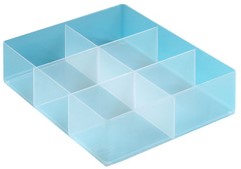 Really Useful Box, divider met 7 vakjes voor 9 liter, transparant bij ...