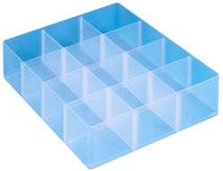 Really Useful Box, divider met 7 vakjes voor 9 liter, transparant bij ...