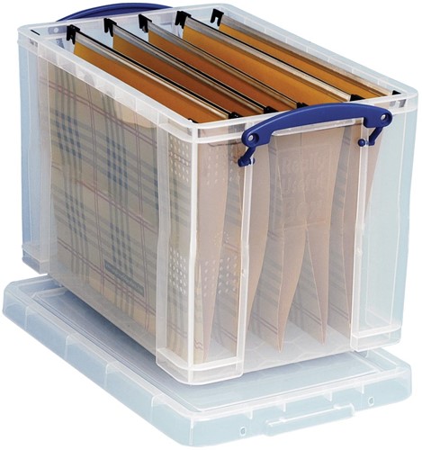 Really Useful Box opbergdoos 19 liter hangmappenkoffer inclusief 10 ...